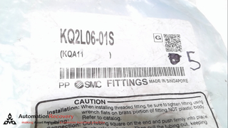 SMC KQ2L06-01S PNEUMATIC ELBOW THREADED TUBE ADAPTER